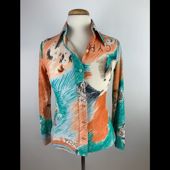Mr. Dino | Tops | Vintage 6s Vintage 960s Blouse Mr Dino | Poshmark